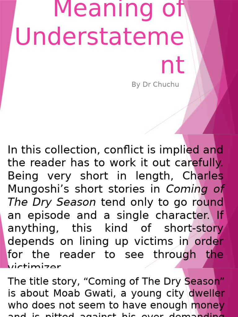 Meaning_of_Understatement_mungoshi | PDF