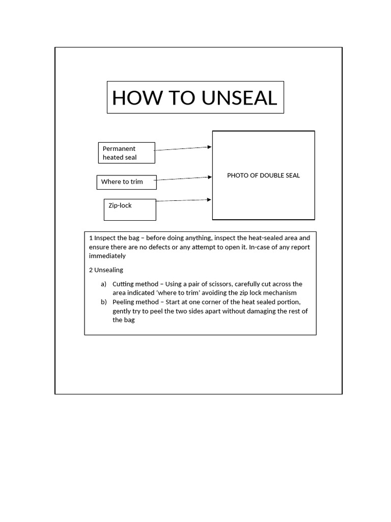 How To Unseal | PDF