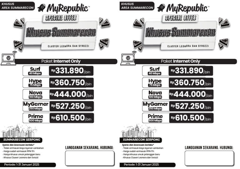 Insertion Brosur JANUARI 2025 - Promo Summarecon | PDF