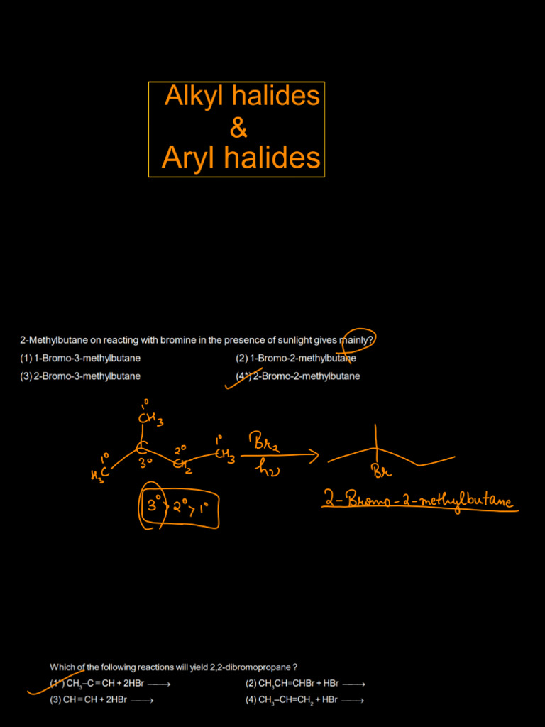 L-17 Alkyl Halides N Aryl Halides 2 | PDF