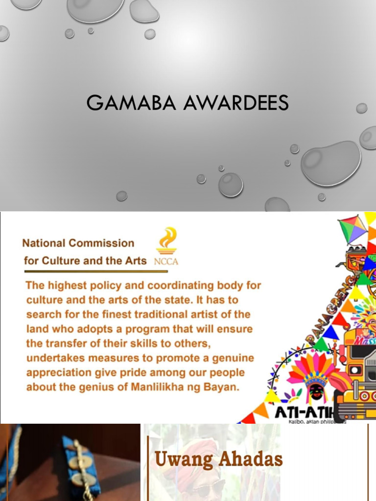 GAMABA AWARDEES | PDF | Weaving | Textiles