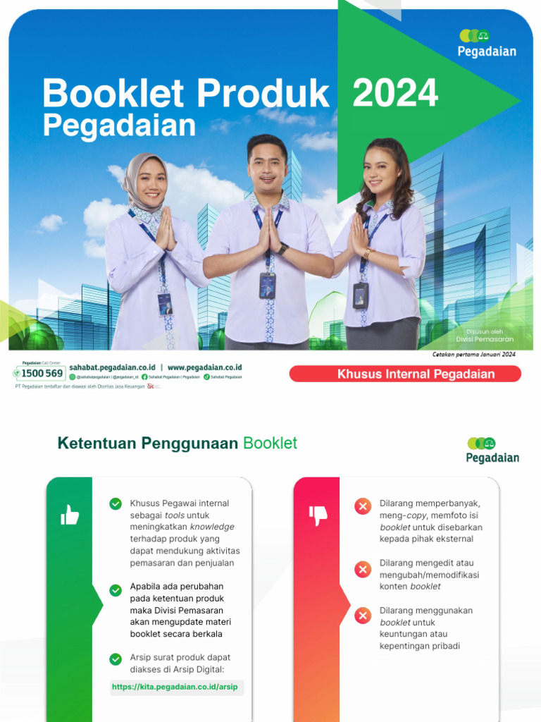 Booklet Produk Pegadaian TH 2024 | PDF