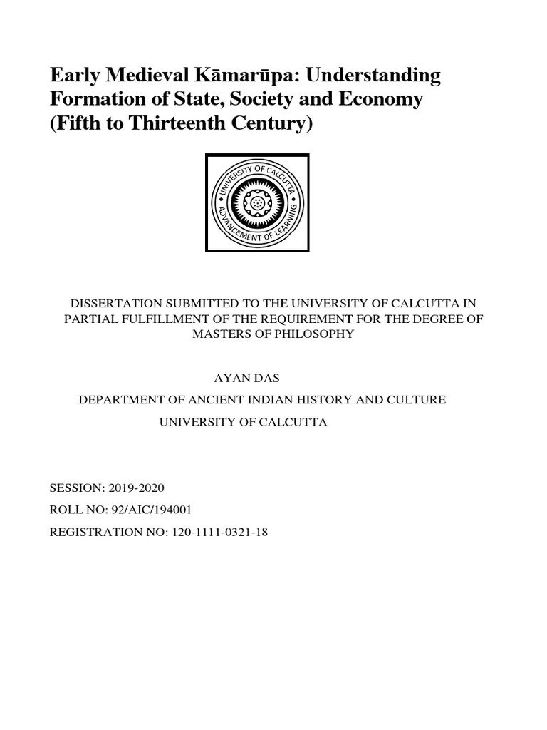 Early_Medieval_Kamarupa_Understanding_Fo | PDF | Agriculture | Neolithic