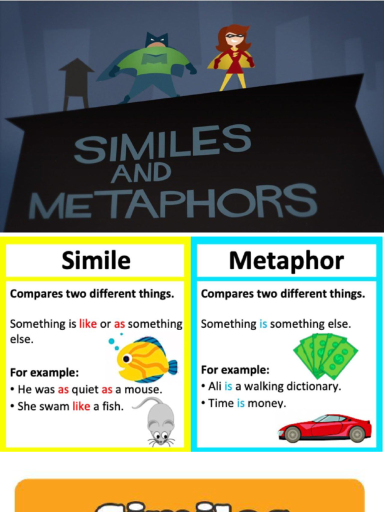 Similes and Metaphor | PDF