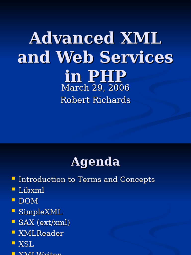 Adv XML and Web SRV | PDF | Xml | Document Object Model