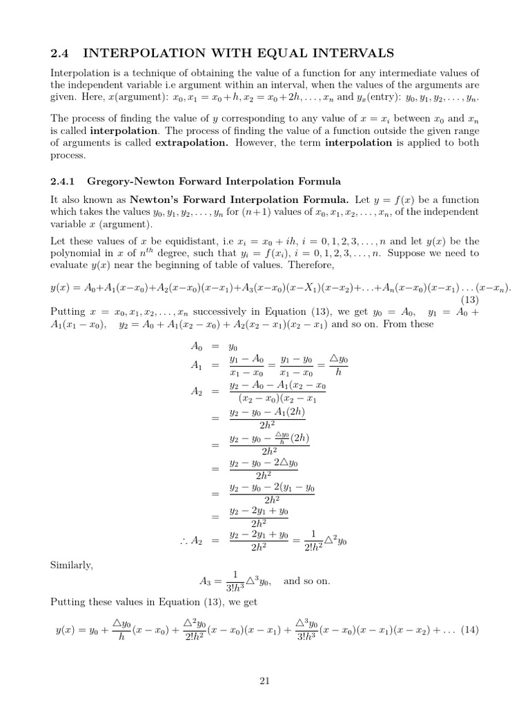 Session 4 | PDF | Finite Difference | Interpolation