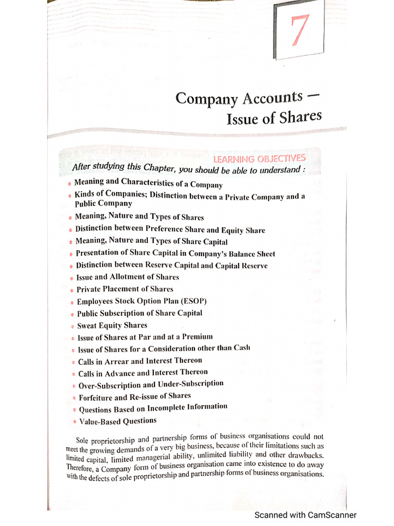 Issue of Shares | PDF