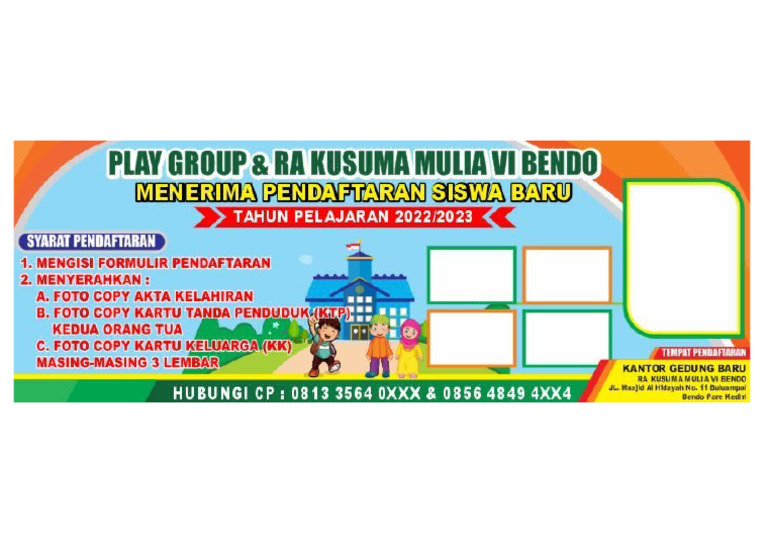 Spanduk Ppdb Paud 2022 | PDF