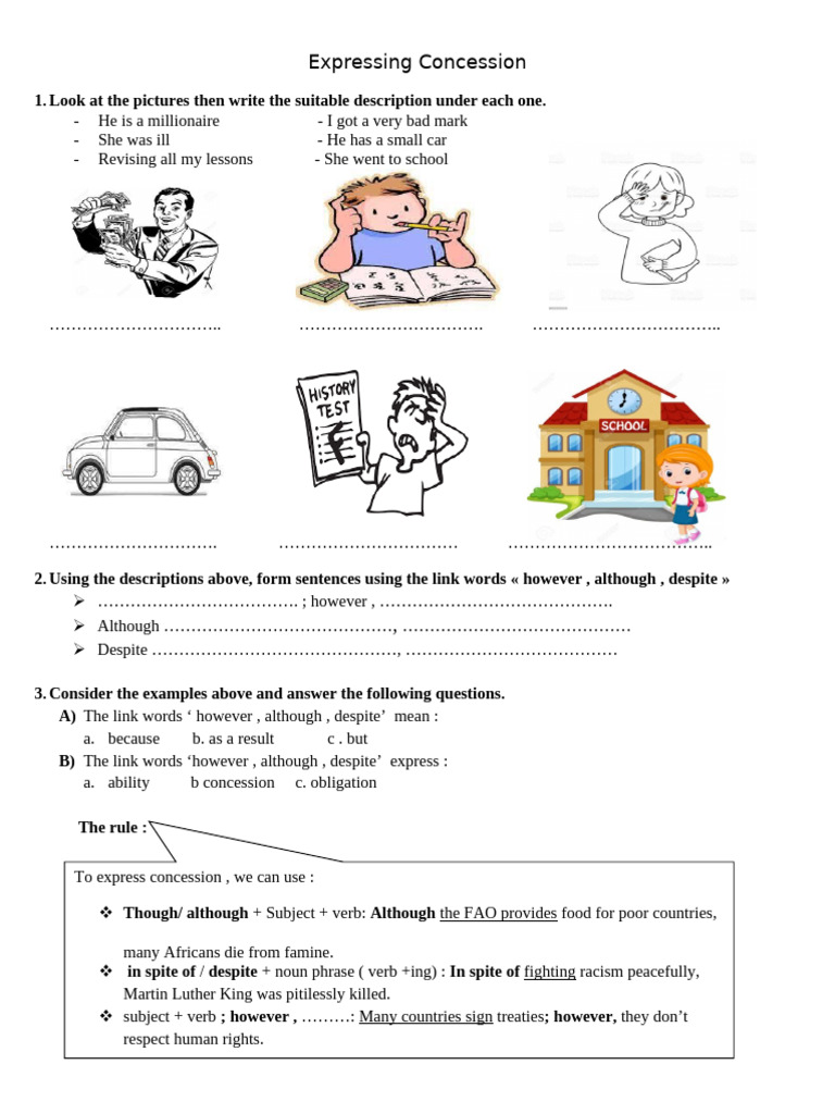 Expressing Concession (3) | PDF | Verb | International Relations