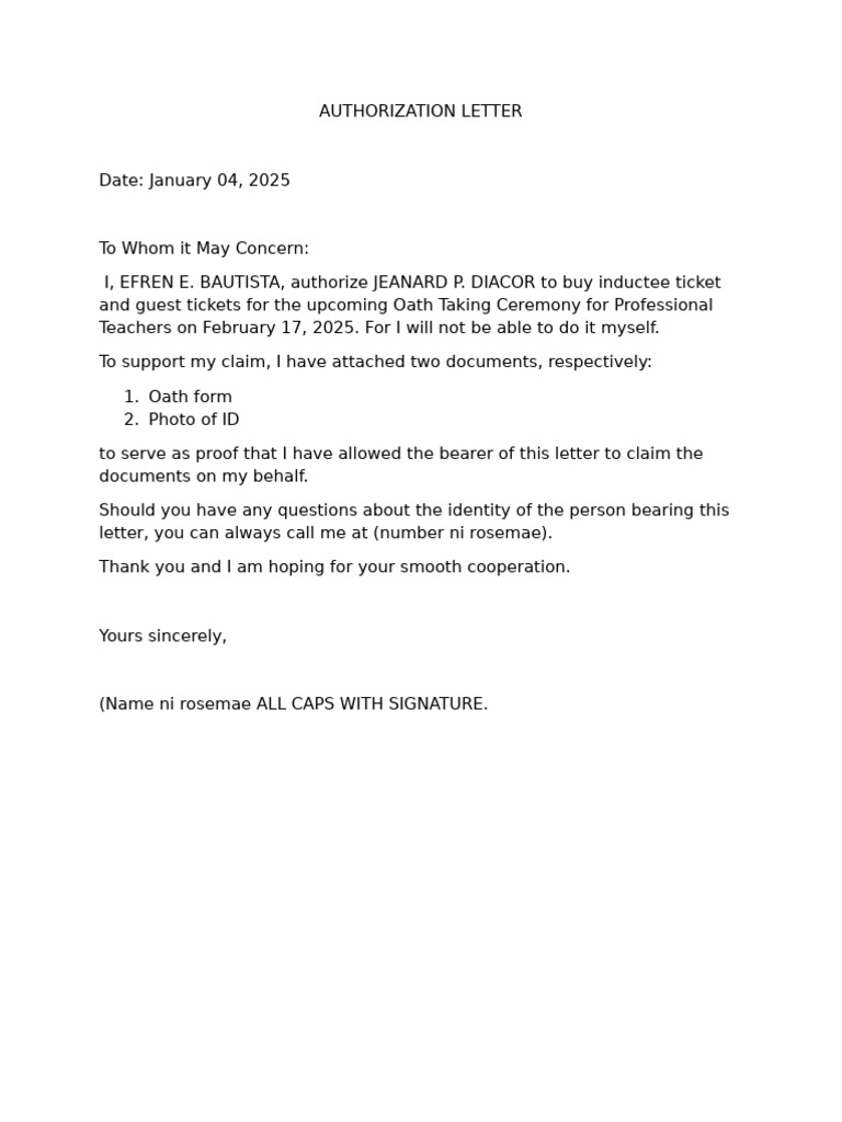 Teacher Oath Ticket Authorization | PDF