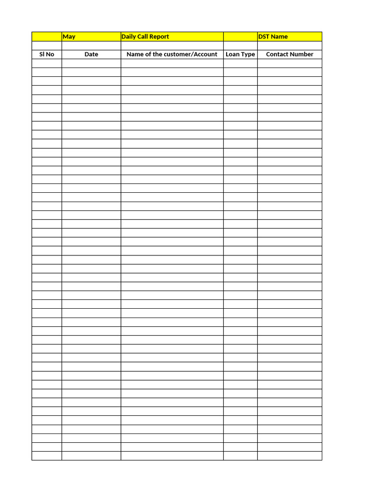 Dst -Dcr Format | PDF | Demand For Money | Loans