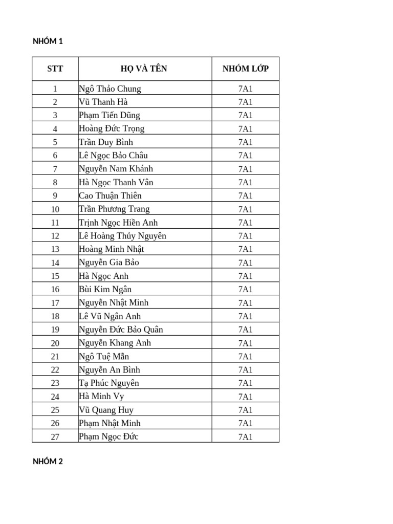 7A Tách L P HK2 | PDF