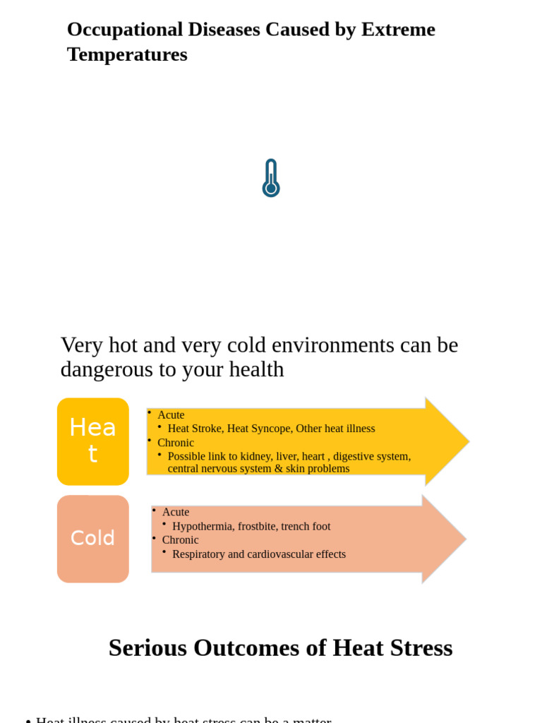 Lecture 8 Extreme Temperatures | PDF | Hypothermia | Hyperthermia