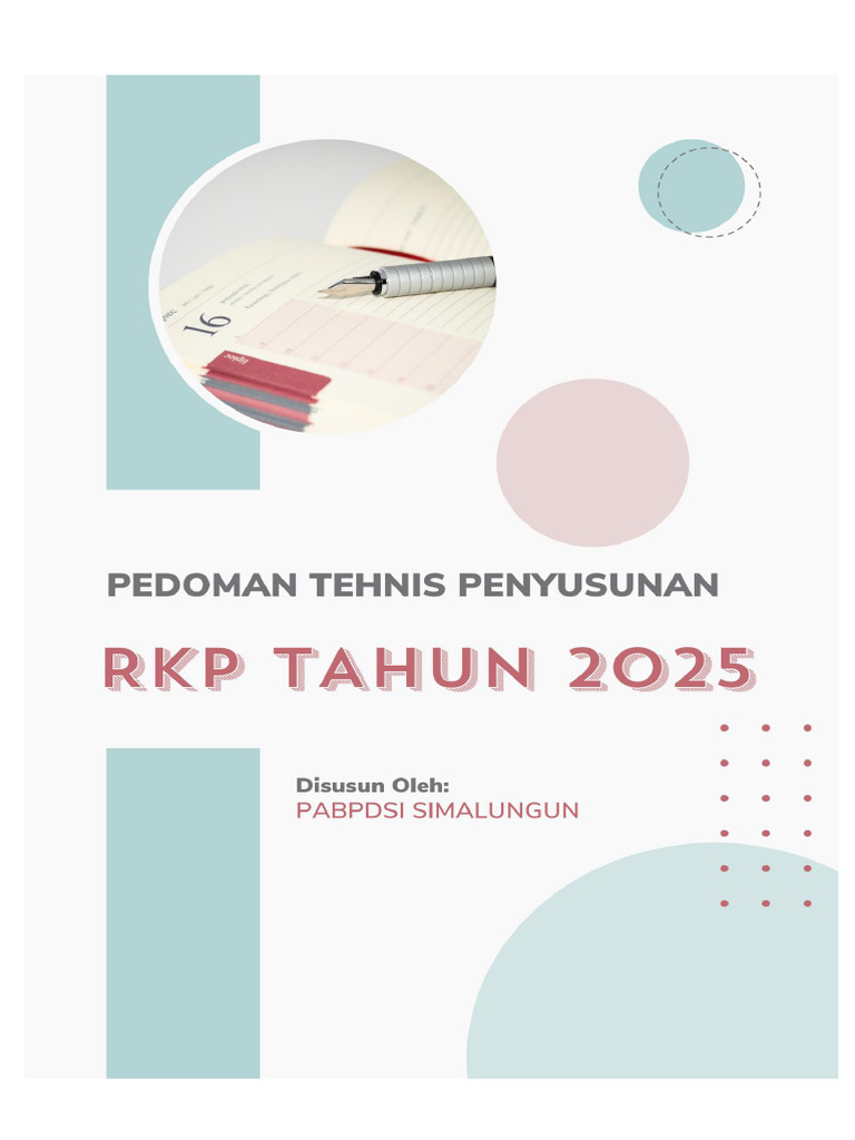 PABPDSI Pedoman Teknis RKP Desa 2025 | PDF