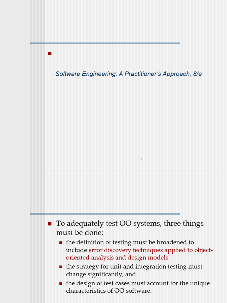 Ch24 Testing Object Oriented Applications Pdf Class Computer 1907