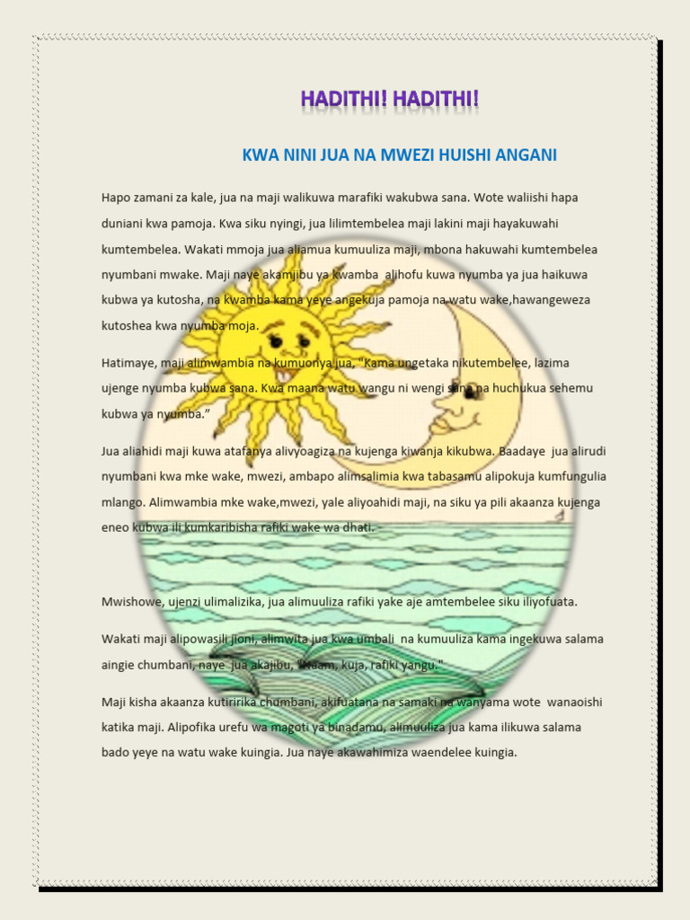 HADITHI HADITHI | PDF