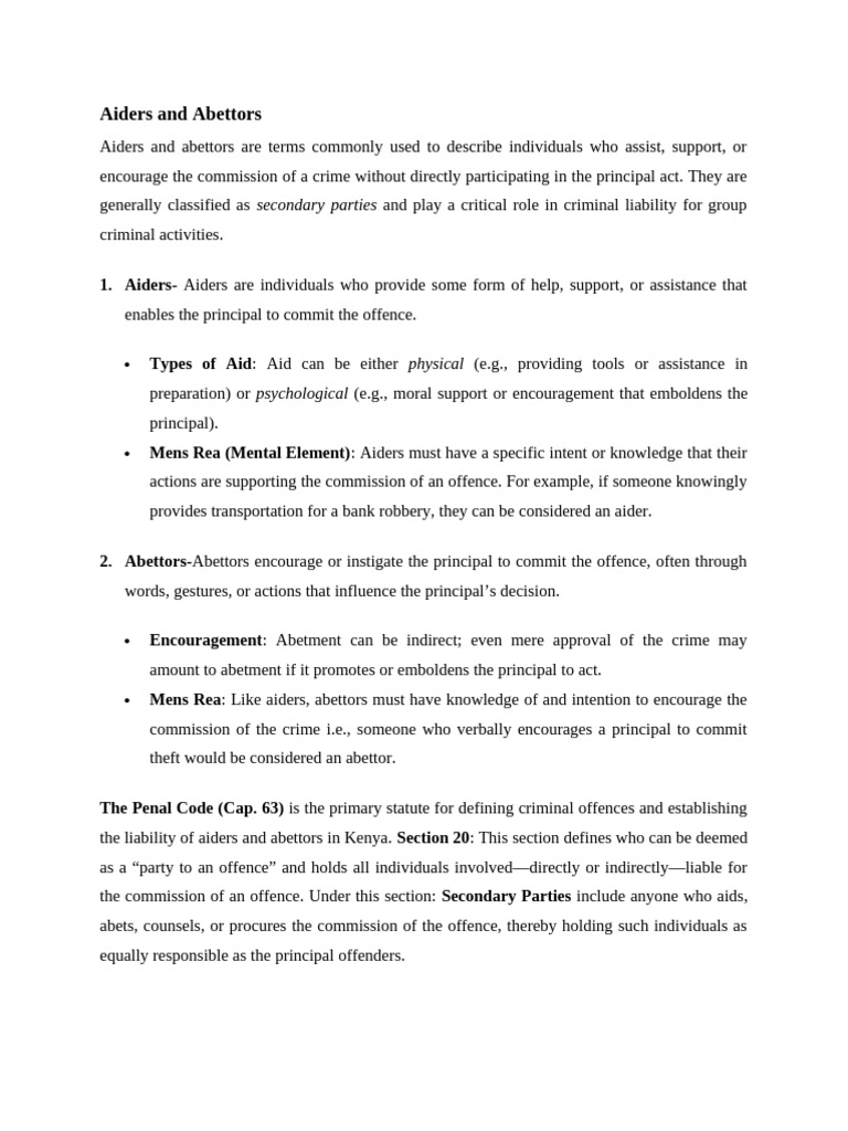 Criminal Law Assignment | PDF