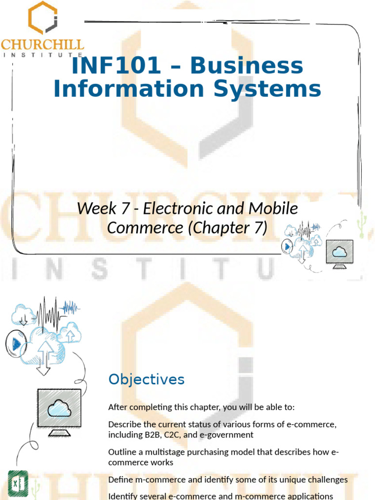 Week 7 - Electronic and Mobile Commerce | PDF | E Commerce | World Wide Web