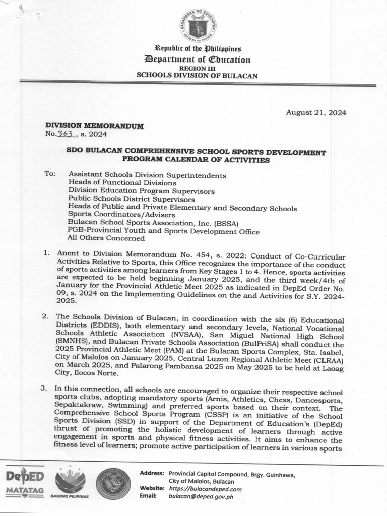 DIVISION-MEMORANDUM-NO-363-S-2024 | PDF