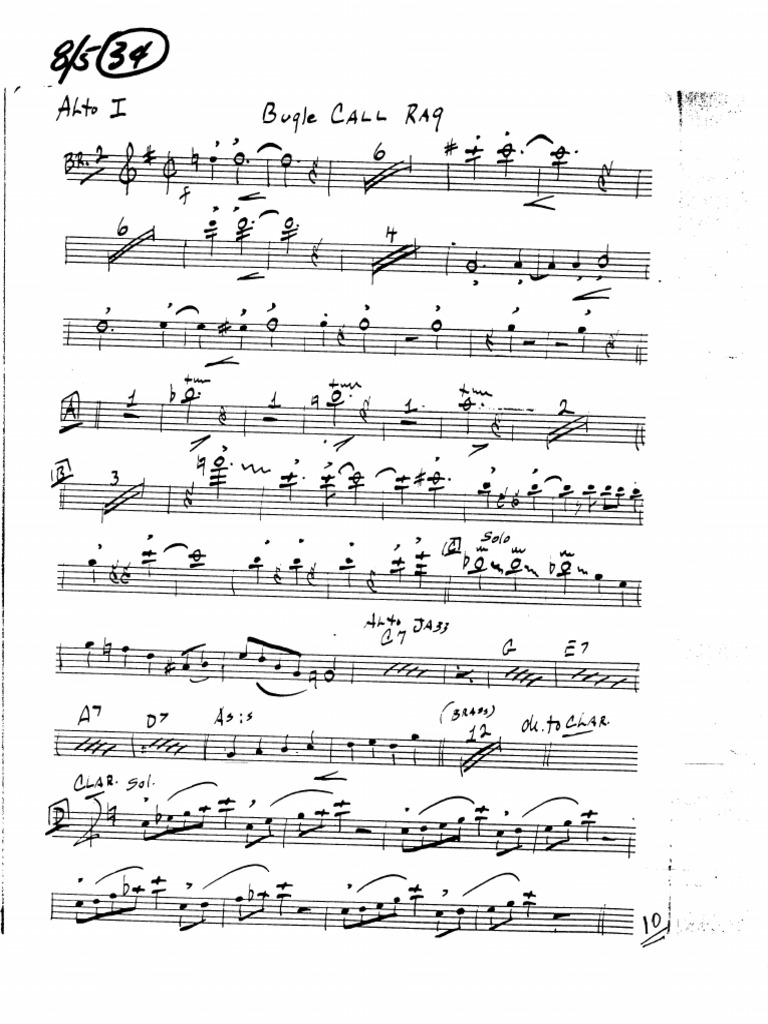 Bugle Call Rag (Unknown) | PDF