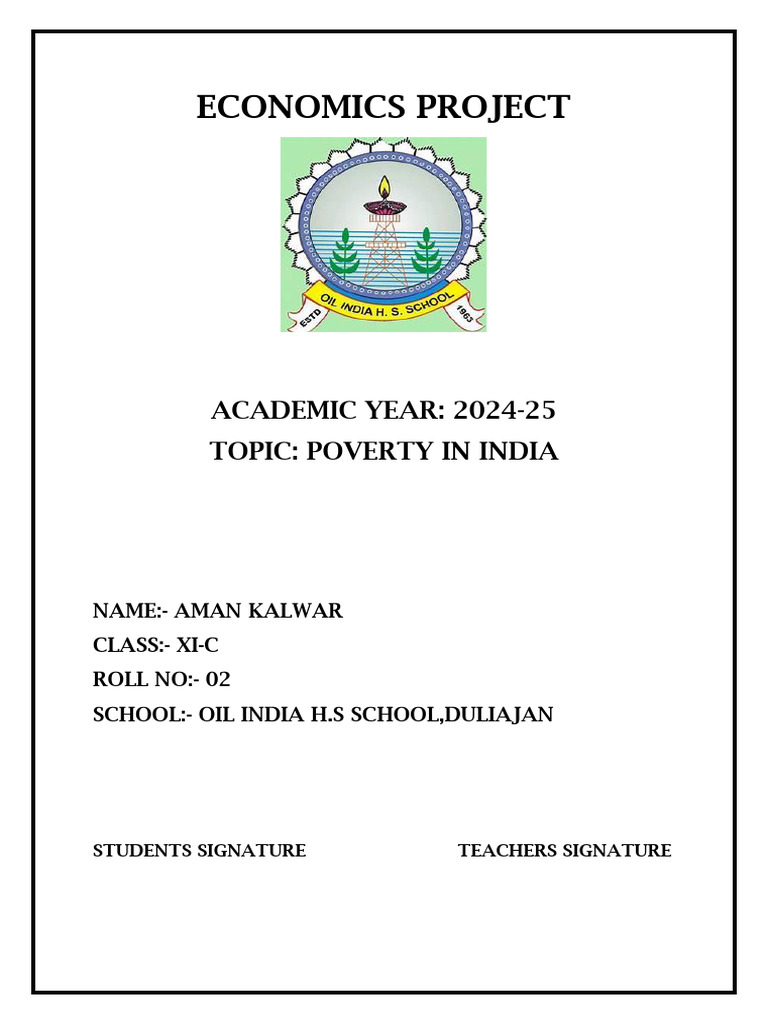 Economics Project | PDF