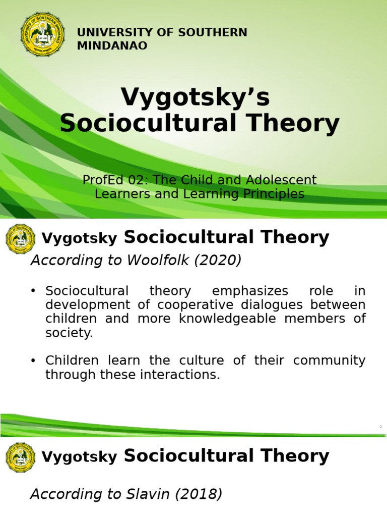 Vygotsky's Sociocultural Theory Explained | PDF | Human Communication ...