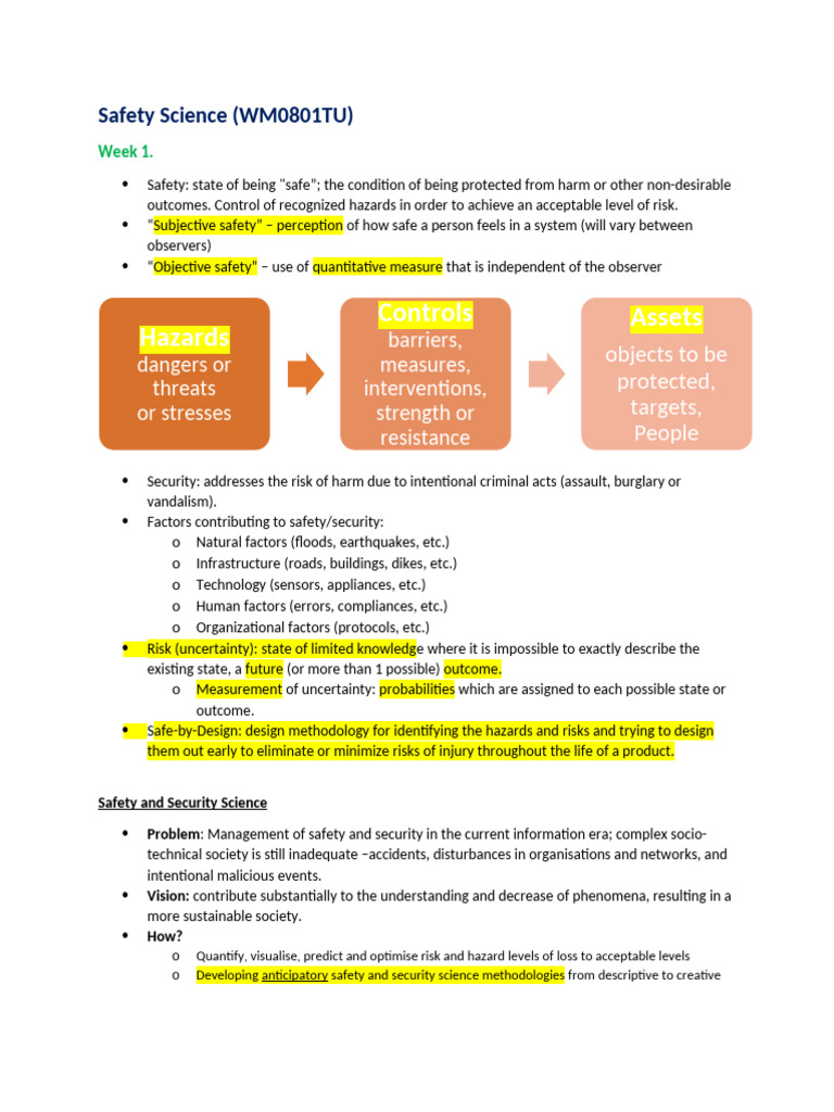 Safety Science | PDF | Risk | Reliability Engineering