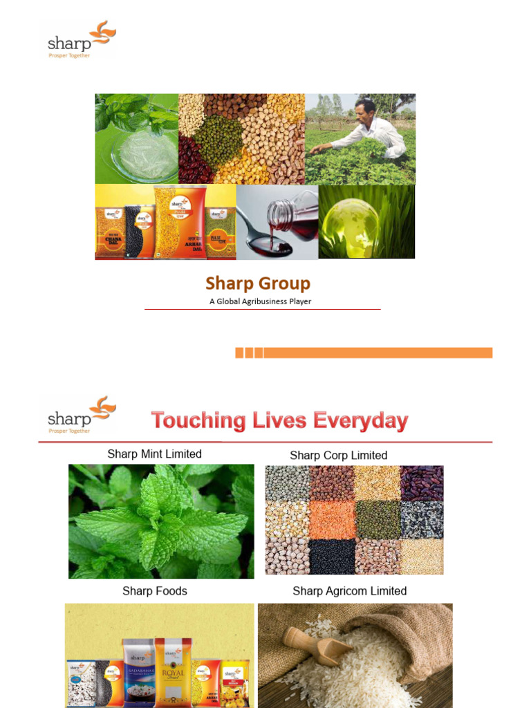 Sharp Mint LTD PPT Usage | PDF | Mentha