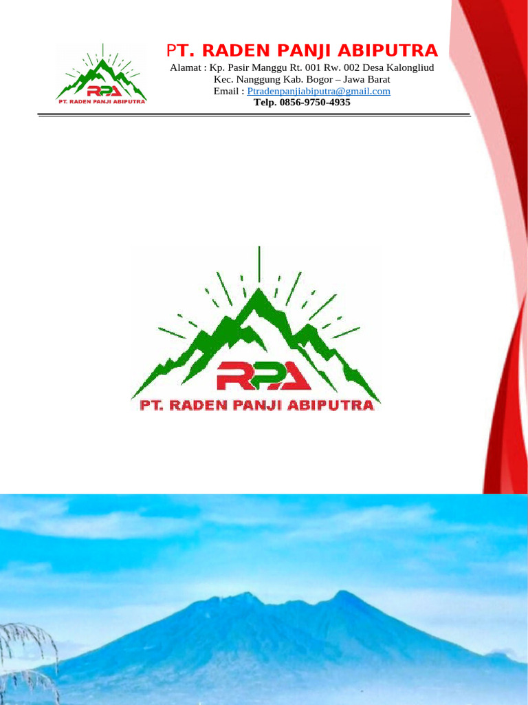 Kop Surat Pt. Raden Panji Abiputra Terbaru | PDF