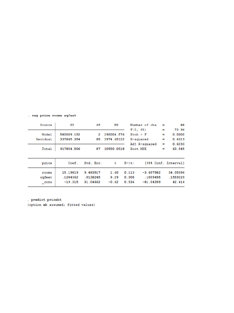 Detecting and Resolving Heteroskedasticity in STATA-1 | PDF | Errors And Residuals | Regression ...