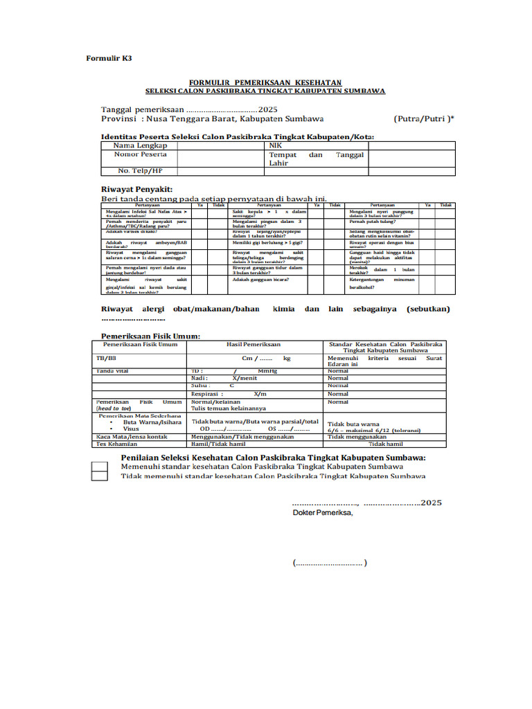 Formulir Capas 2025-1-5 | PDF