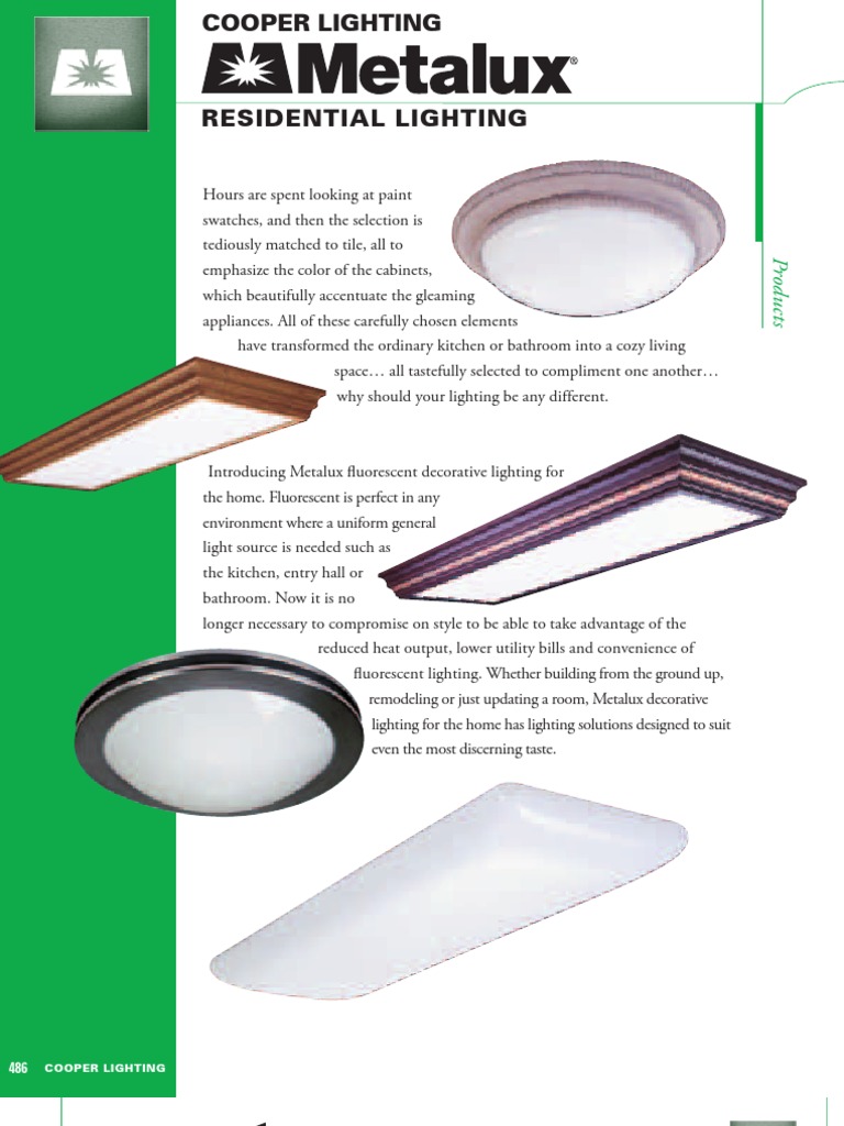 Metalux Residential | Fluorescent Lamp | Lighting