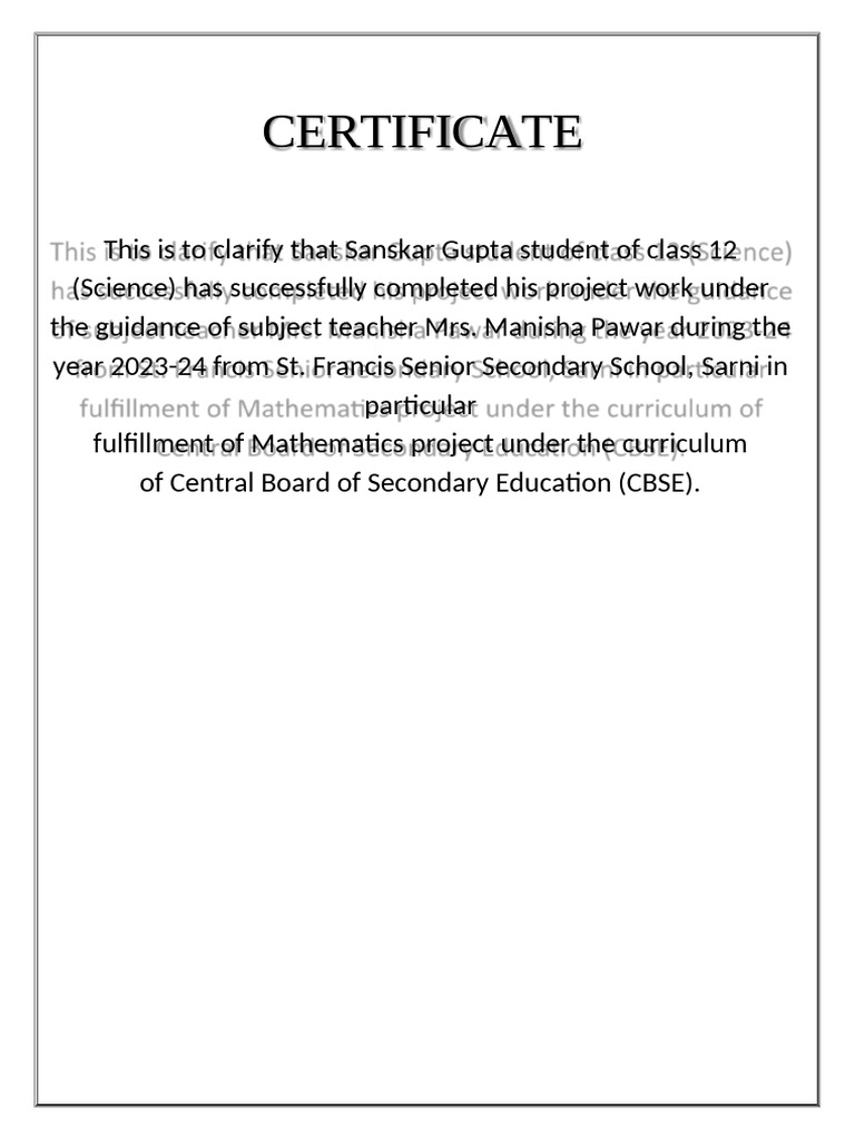 Sanskar Gupta Certificate | PDF