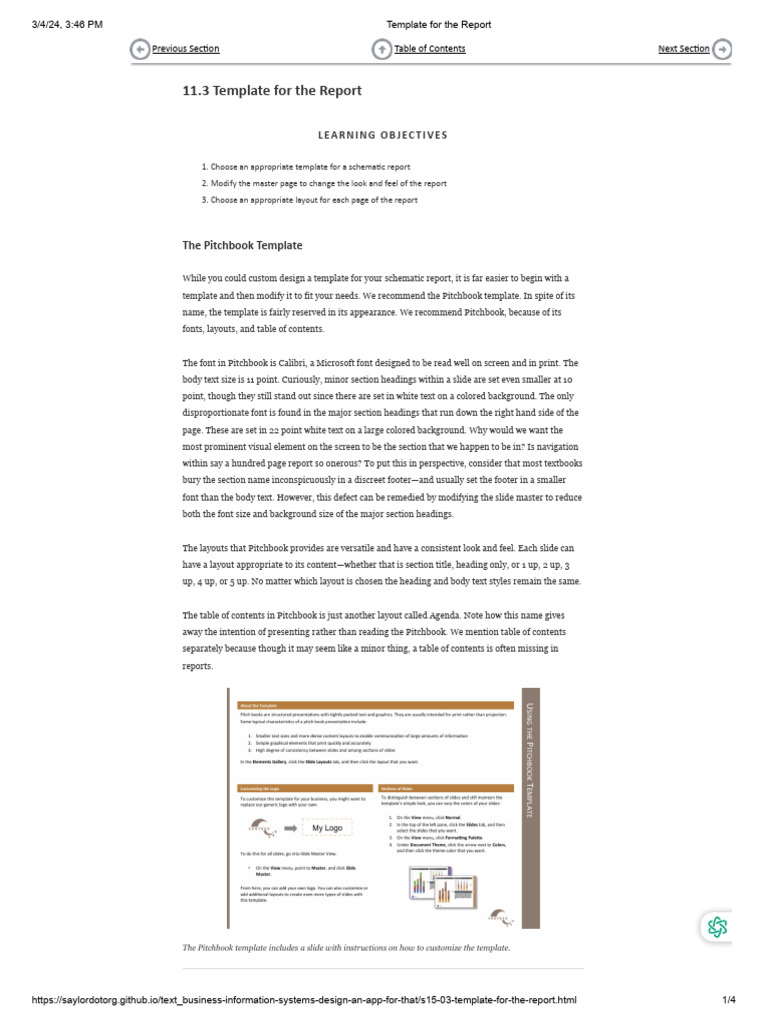 Template for the Report | PDF | Page Layout | Microsoft Power Point