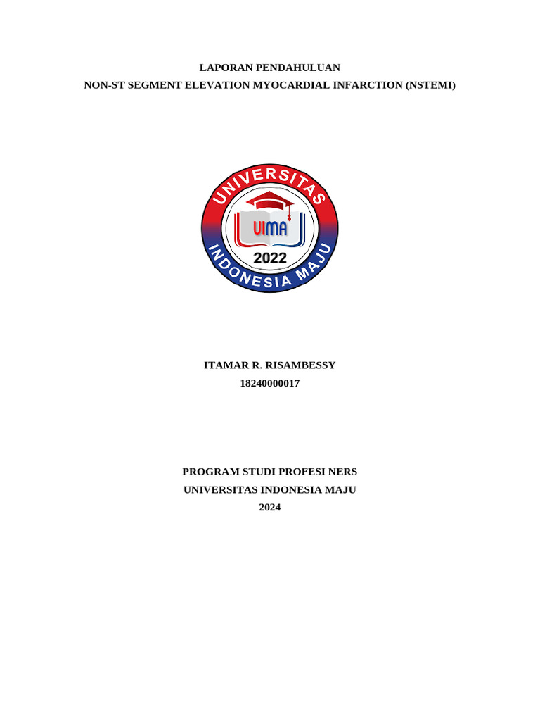 LAPORAN PENDAHULUAN NSTEMI | PDF