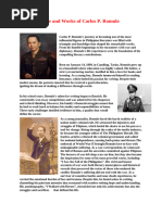 Life and Works of Carlos P. Romulo | PDF | Philippines
