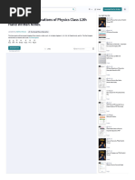 Class 12 Physics All Chapters Combined | PDF | Magnetic Field ...