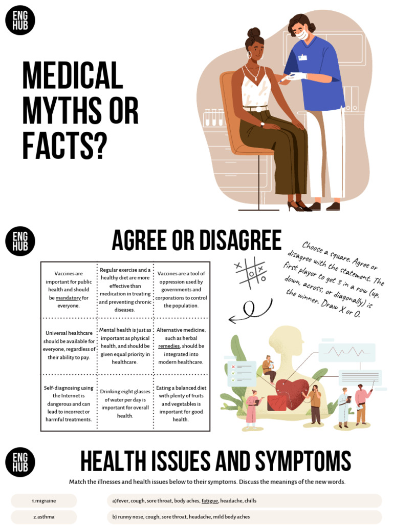 Medical Myths and Facts Quiz Game | PDF | Infection | Vaccines