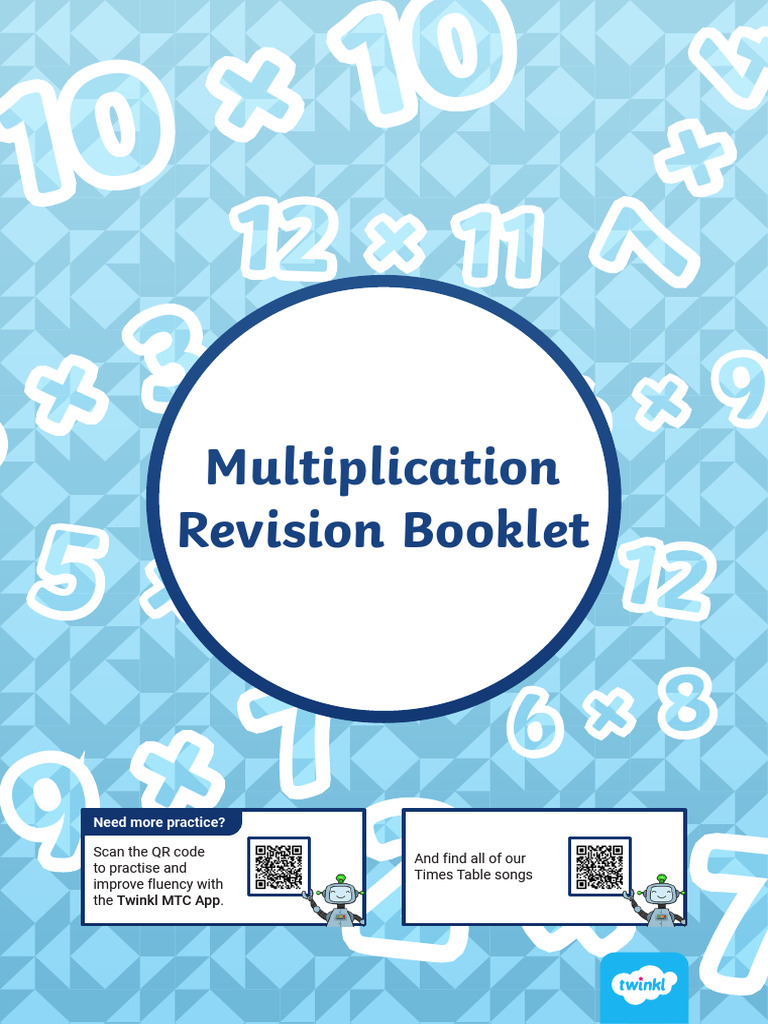Multiplication Revision Booklet | PDF | Multiplication