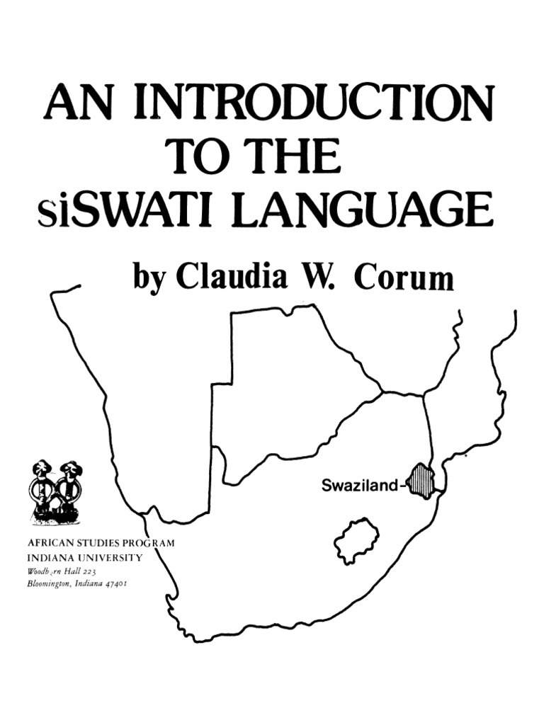 Swazi An Introduction To The SiSwati Language (Corum) | PDF