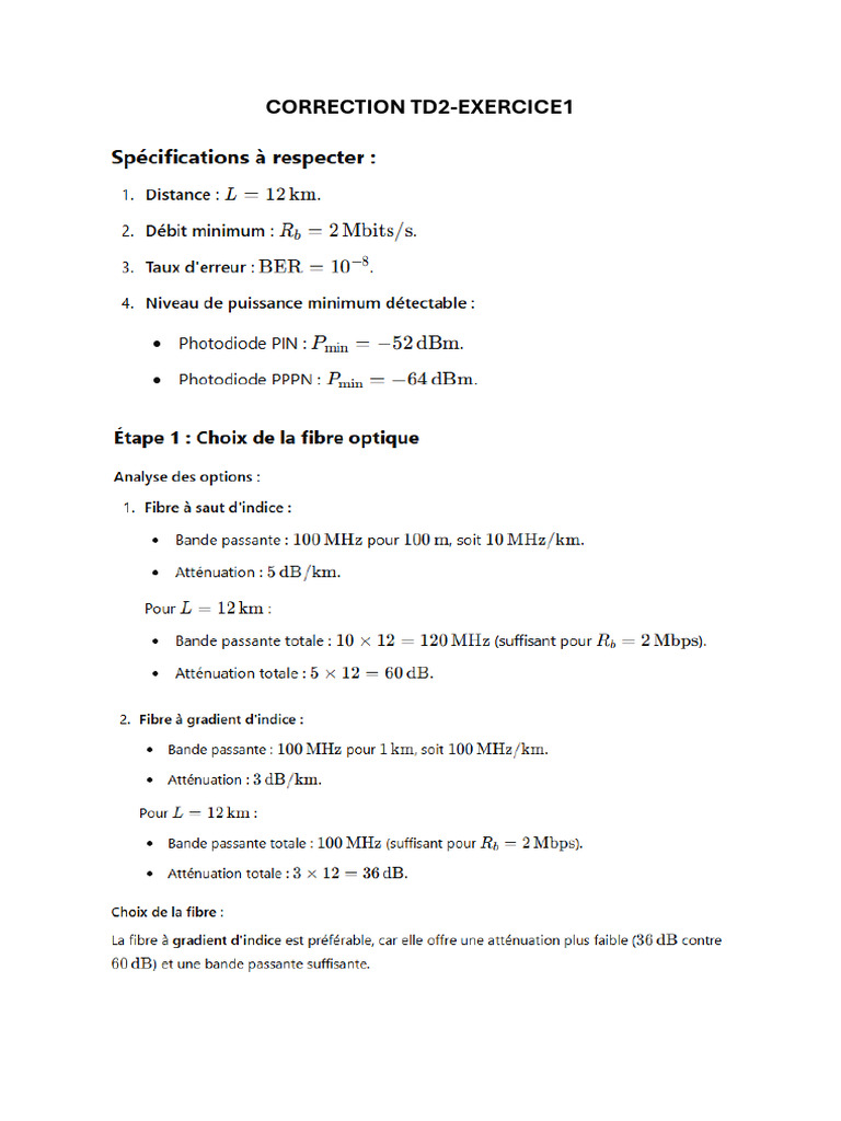 Correction Td2 Exe1 | PDF
