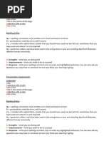 AFOREST Technique Cheat Sheet | PDF