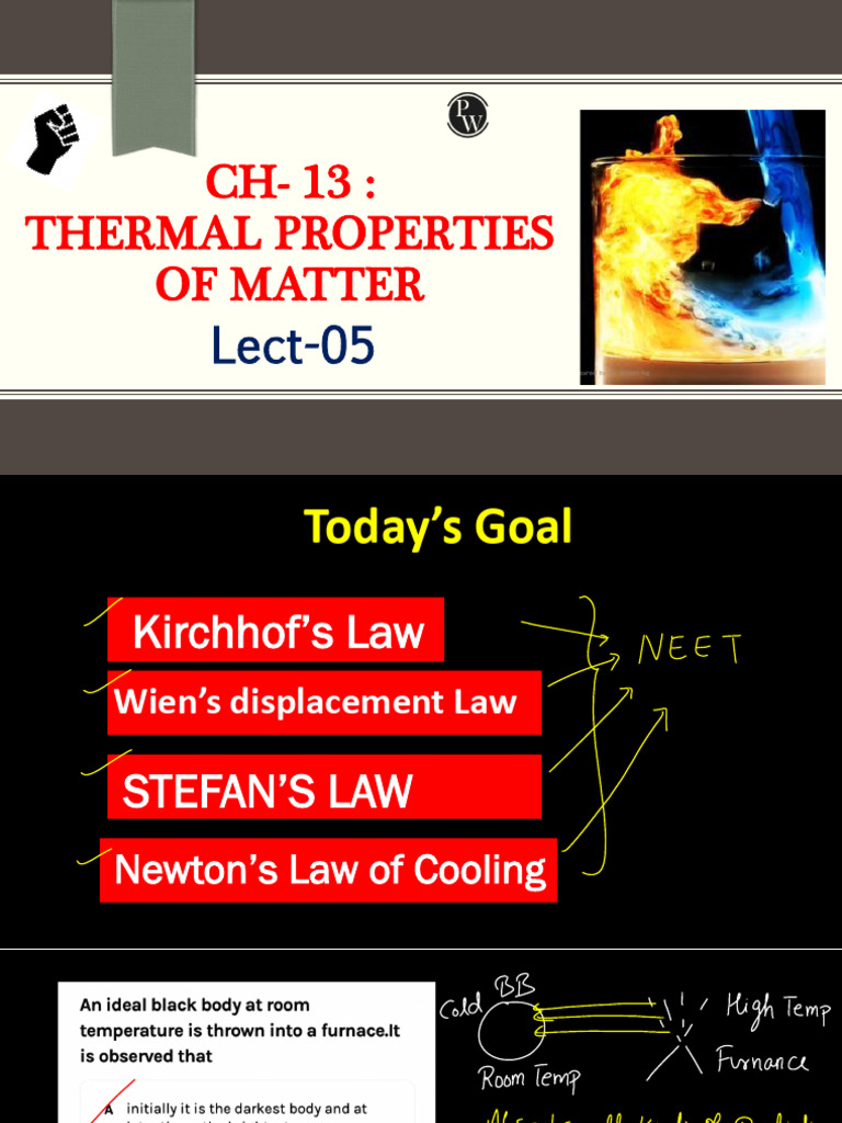 Ch-Thermal Properties of Matter Lect 05 Notes | PDF