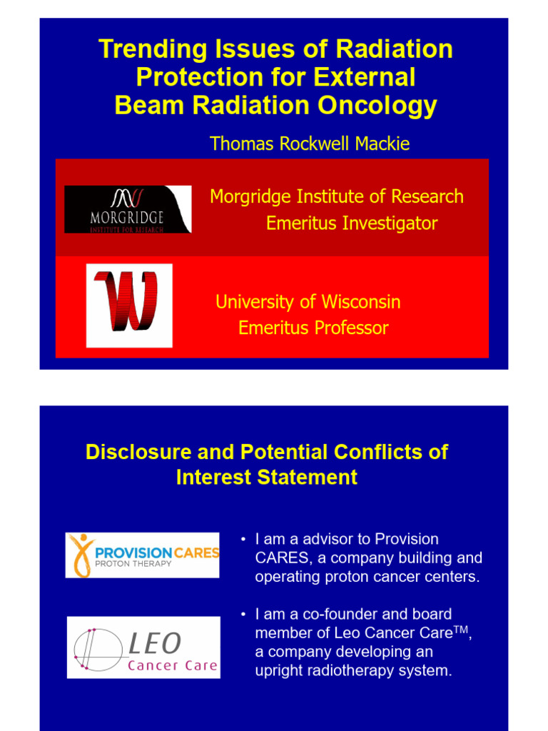 12 Trending Issues With Radiation Protection For External Beam ...