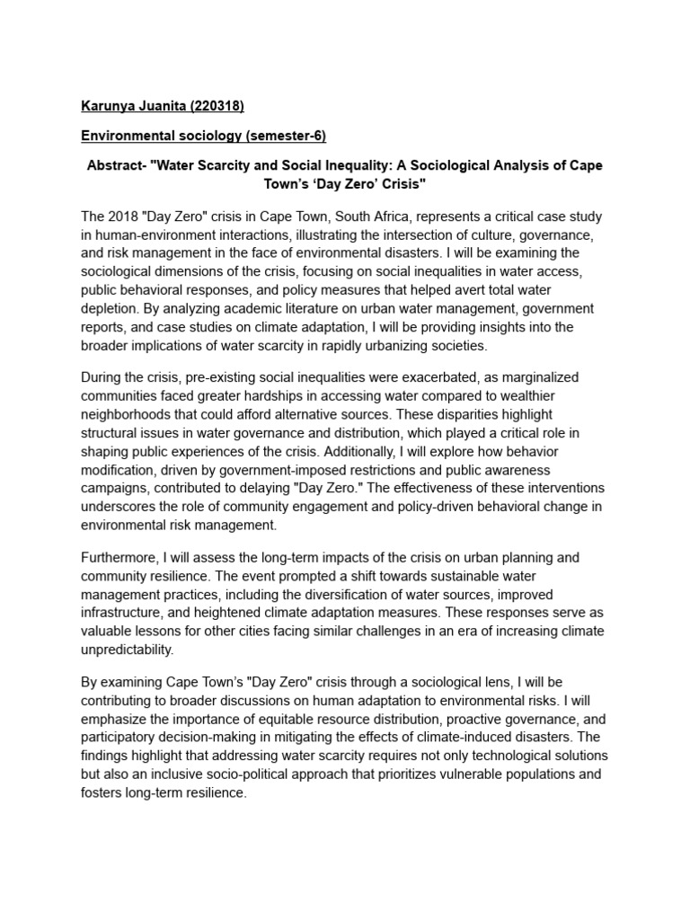 Evs Abstract - Google Docs 1 | PDF | Climate Resilience | Governance