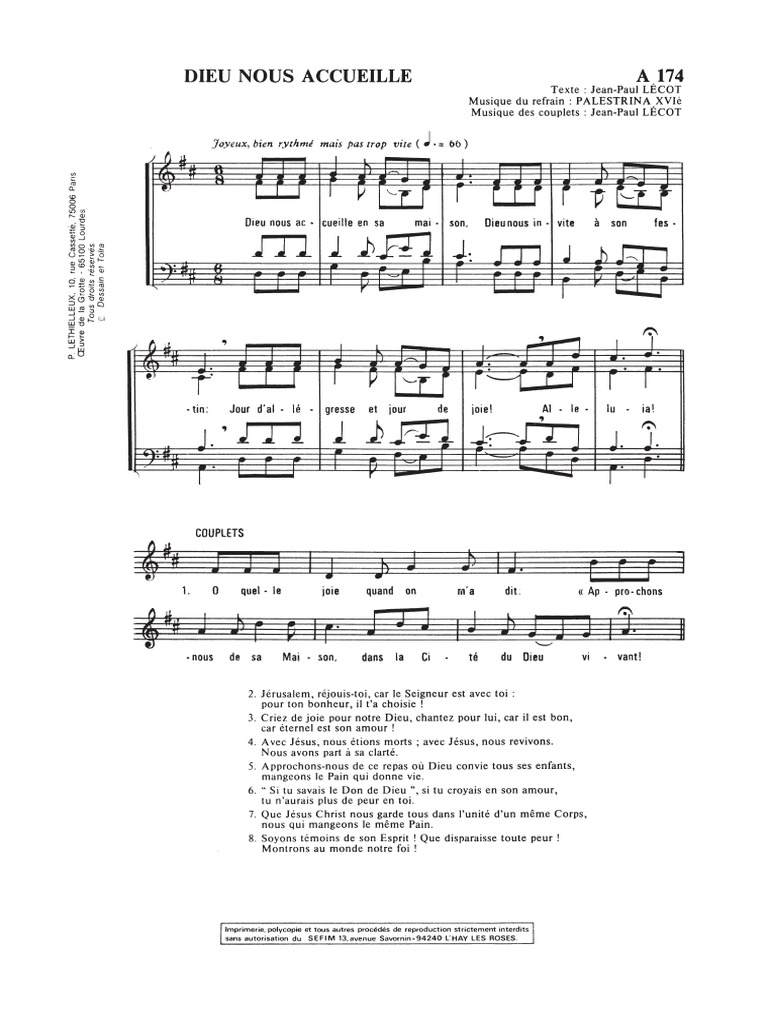 -Dieu_nous_accueille en sa maison VV | PDF