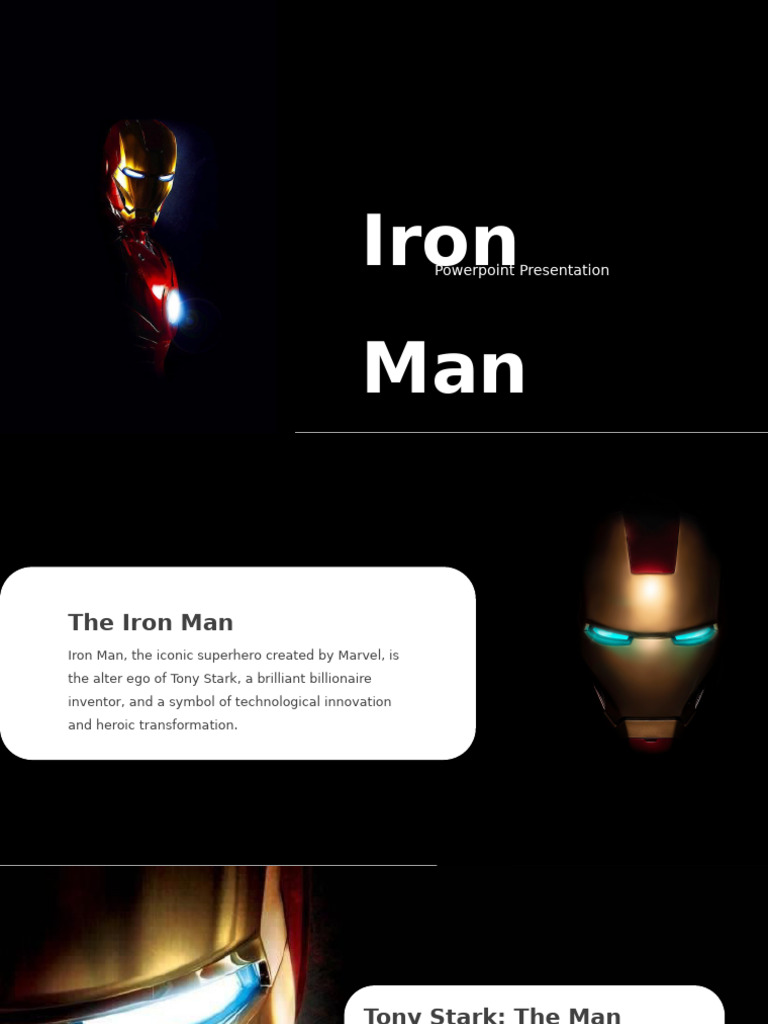 SlideEgg - 87961-Iron Man Google Slides Theme | PDF