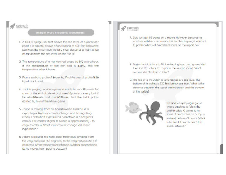 Year 8 Worksheet 2! | PDF