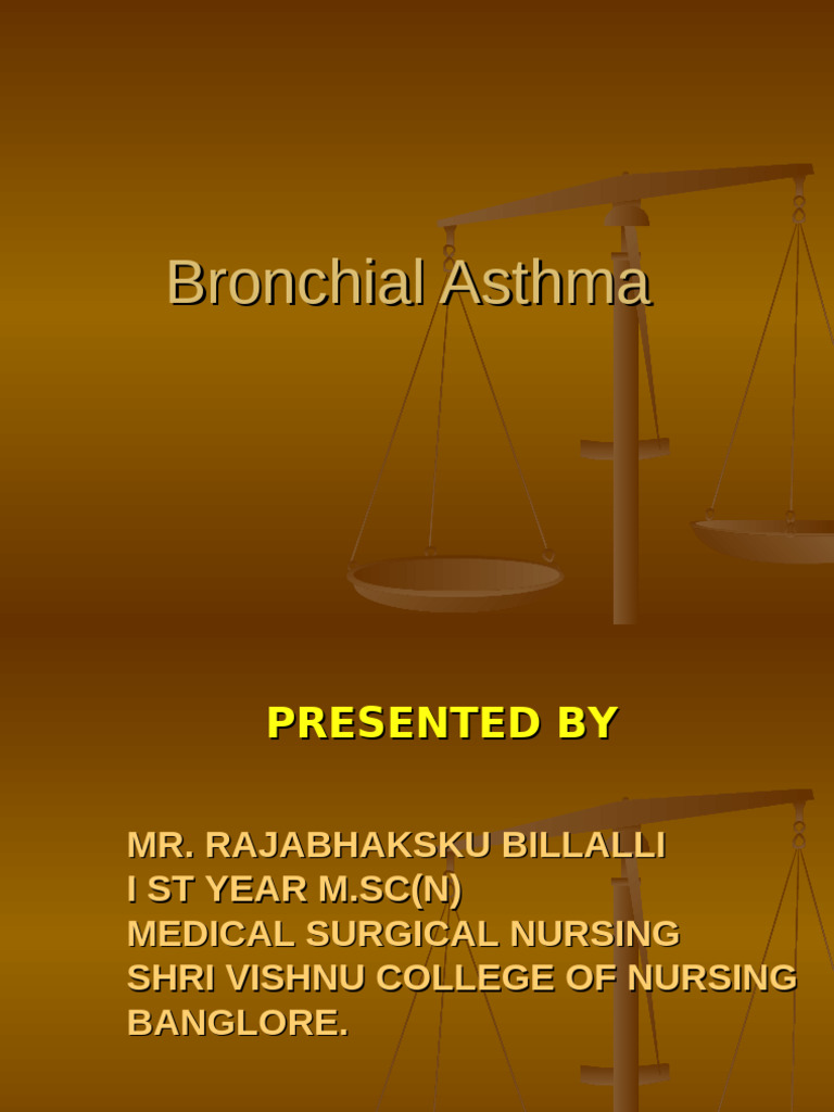 Understanding Bronchial Asthma Types and Management | PDF | Asthma ...