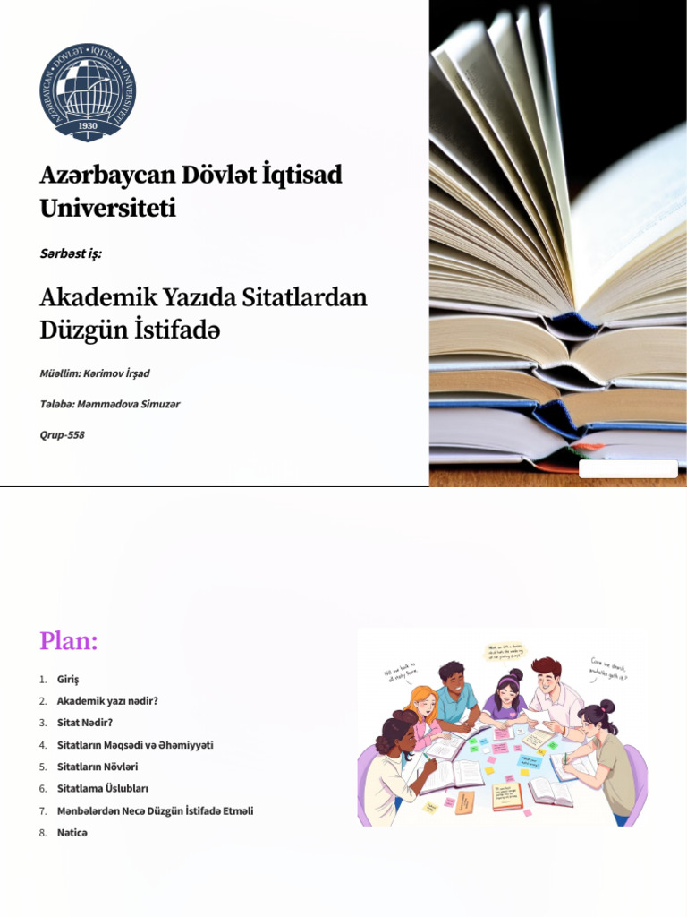 Azerbaycan Dovlet Iqtisad Universiteti | PDF